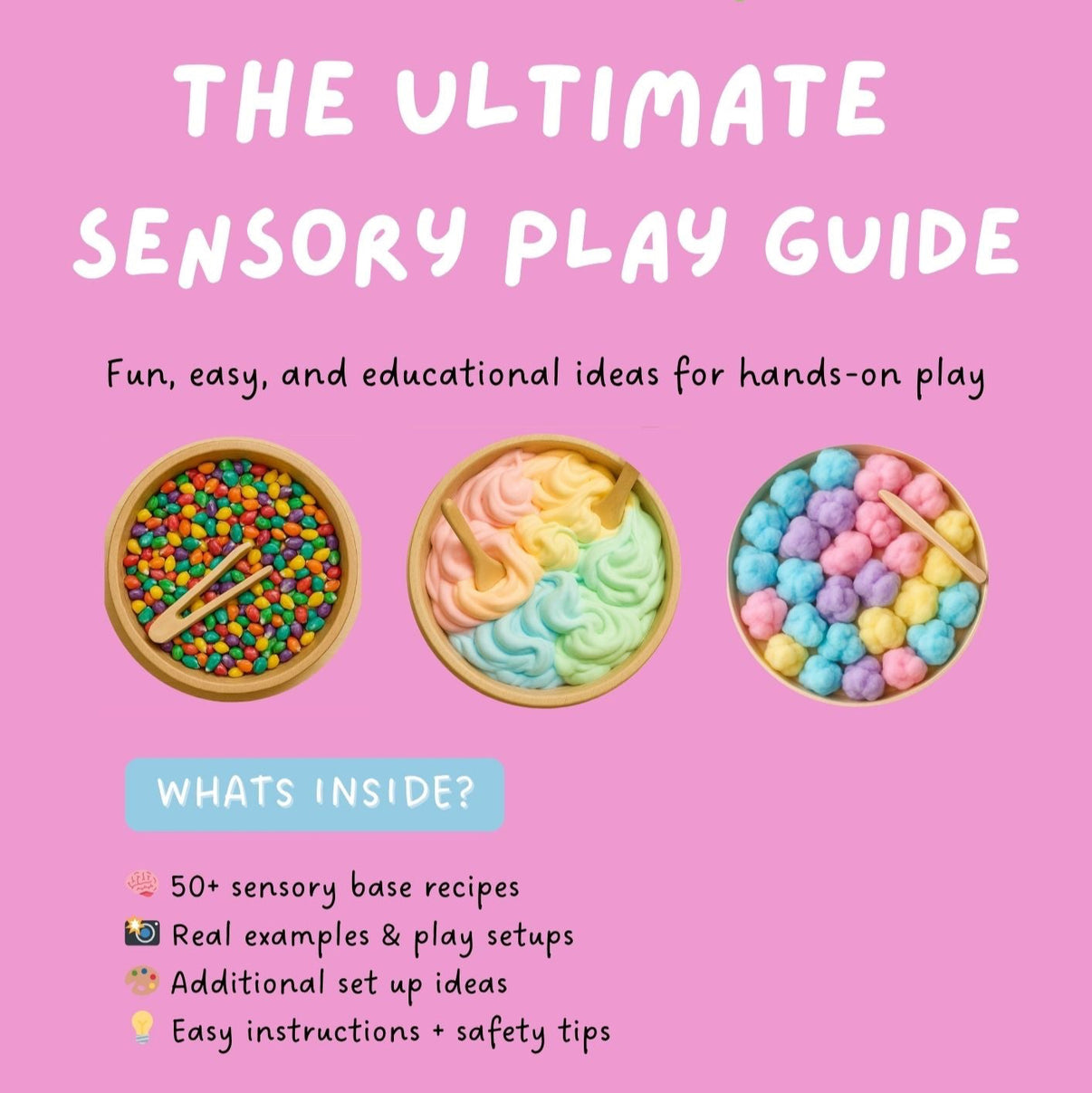 The Ultimate Sensory Play Guide - Digital Download – Education Starts ...
